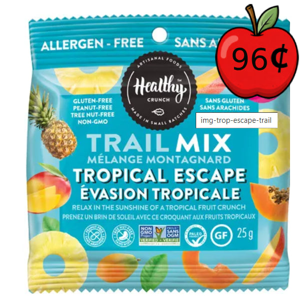 Trail Mix - Healthy Crunch Tropical Escape 50 X 25g – Smart Nutrition Bites